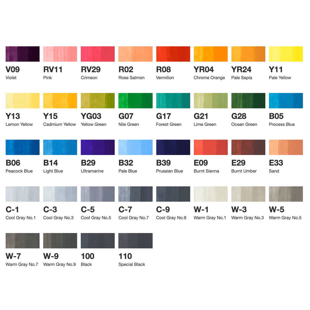 Copic Sketch Set 36 – Copic Australia